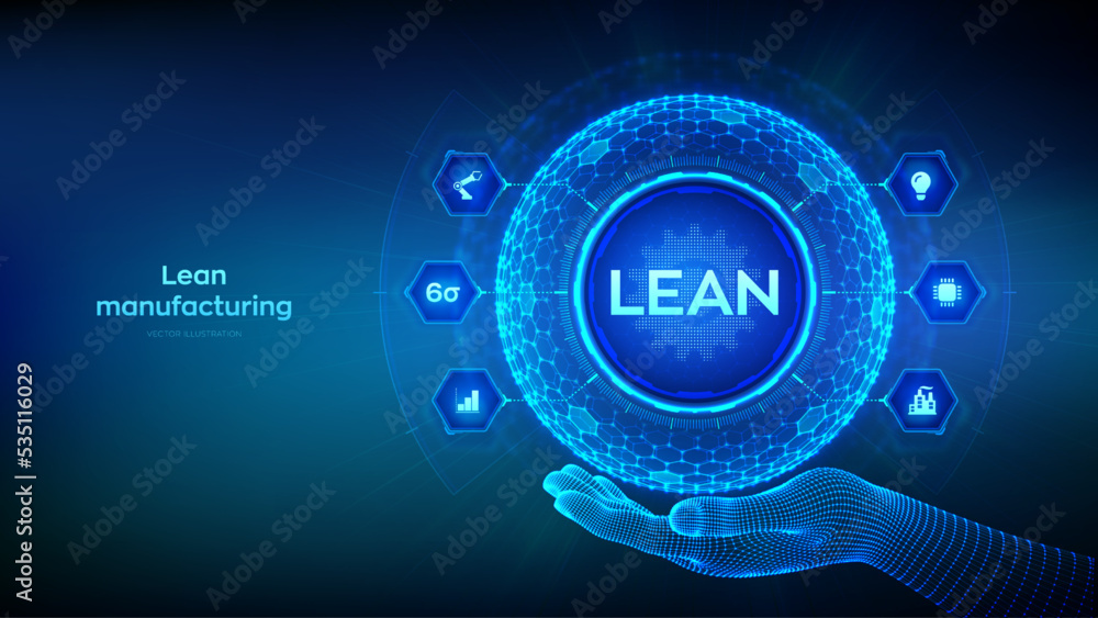 Lean. Six sigma smart industry, quality control, standardization. Lean ...