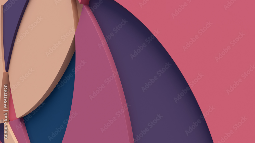 Multicolored Tech Background with a Geometric 3D Structure. Bright ...