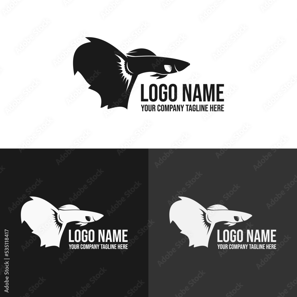 Guppy Fish Logo Vector or Guppy Fish Label Vector Isolated. Guppy Fish ... Guppy Fish Logo Vector or Guppy Fish Label Vector Isolated. Guppy Fish ...