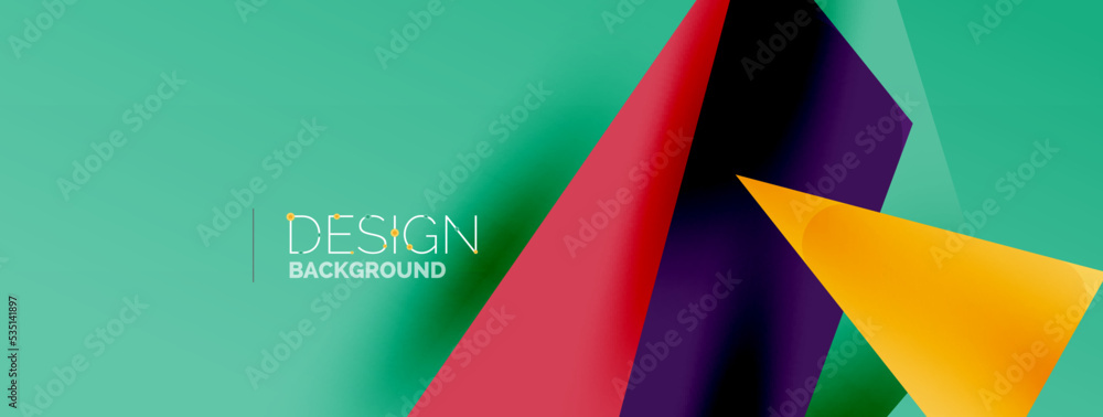 Background color abstract overlapping lines. Minimal composition vector ...