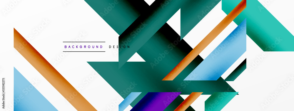 Dynamic lines background. Wallpaper for concept of AI technology ...