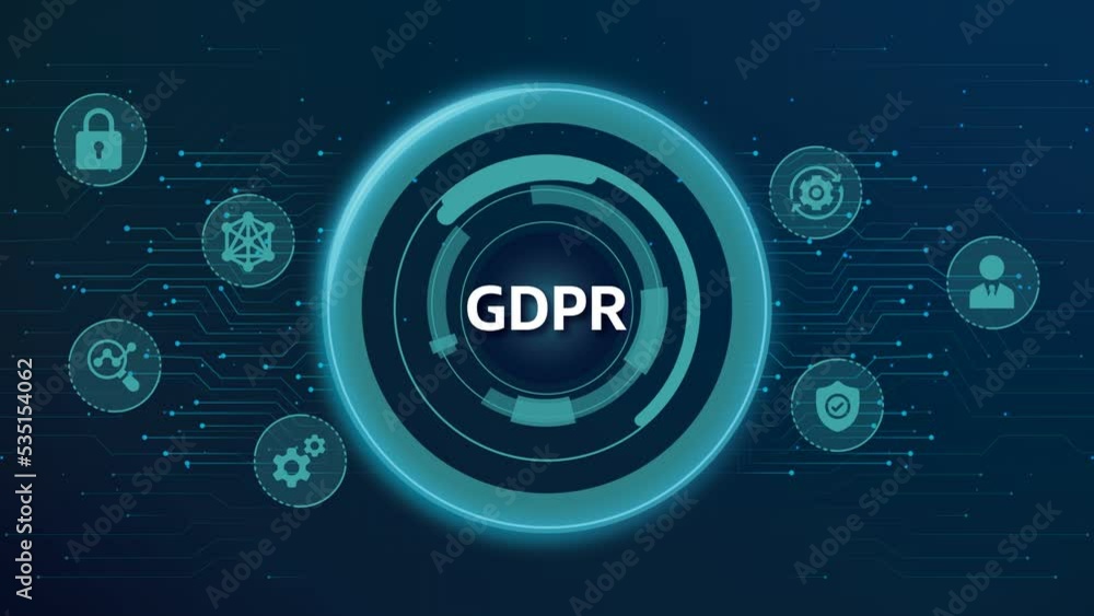 GDPR or General Data Protection Act Regulation Tech Compliance Abstract ...