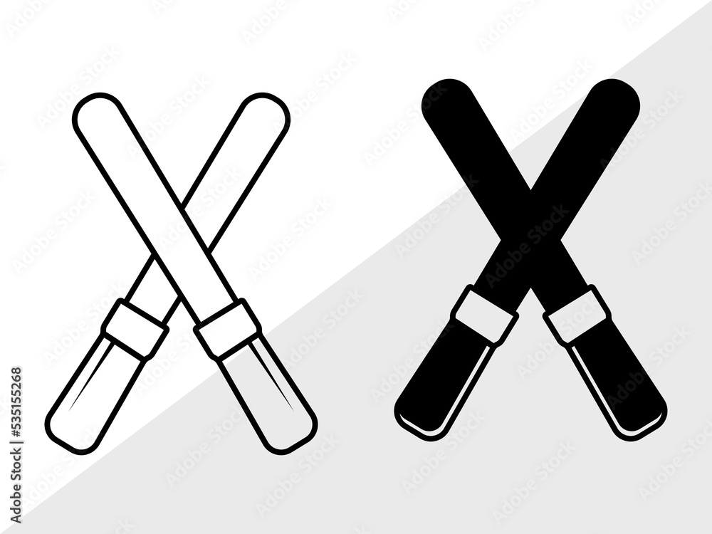 Police Baton SVG, Police Baton Silhouette, Sentry Telescopic Svg ...