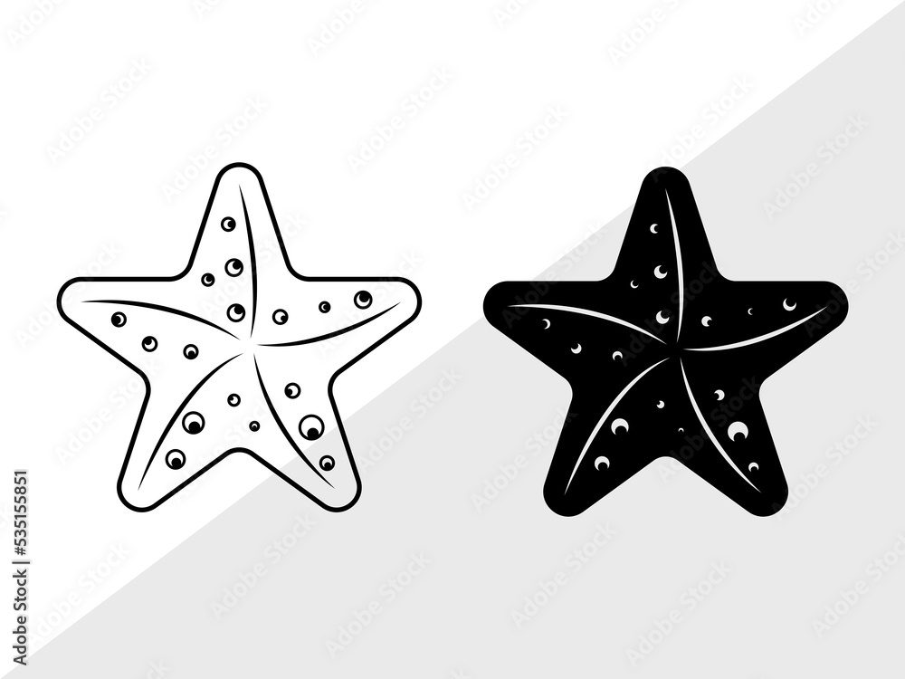 Starfish SVG, Starfish, Starfish Icon, Star Fish Svg, Starfish Decor ...