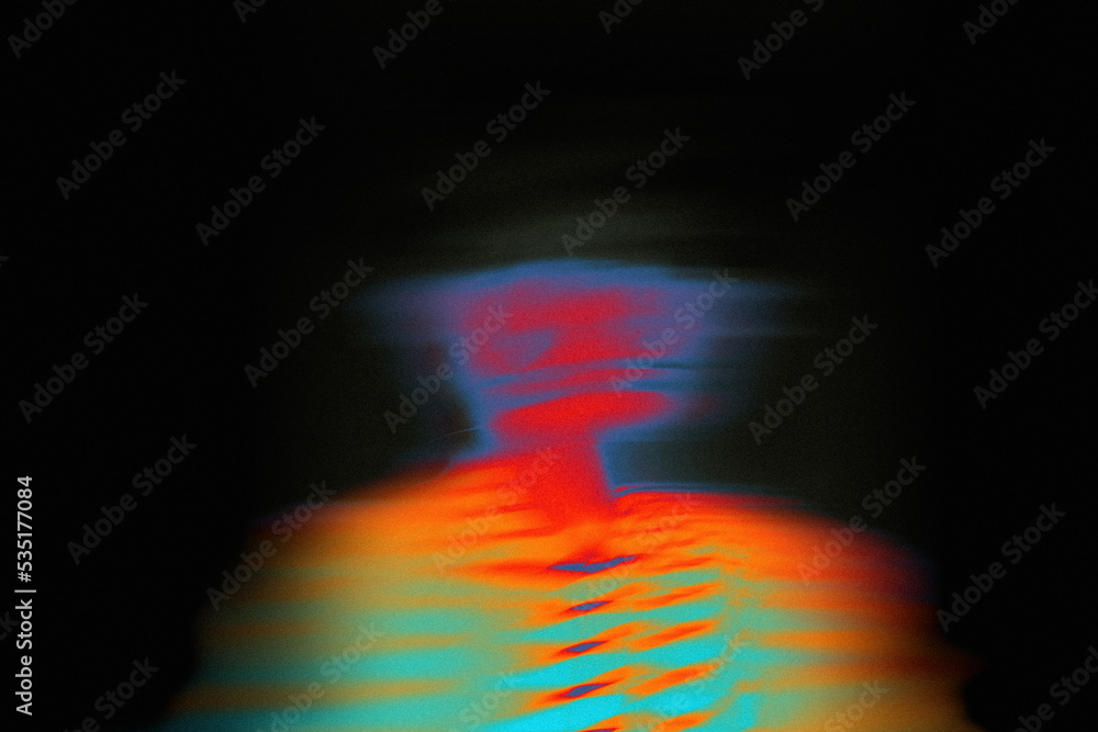 retro vibrant gradient background with thermal heatmap effect and grain ...