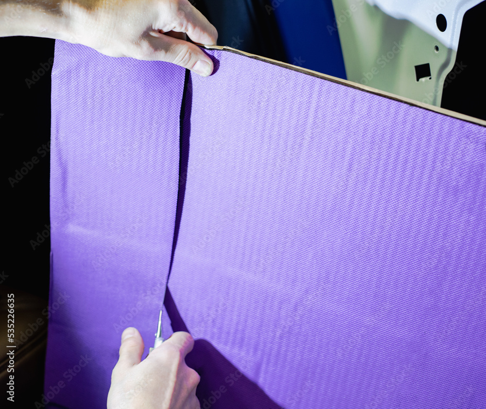 Car tuning. Sound insulation of the car. Installation of sound ...