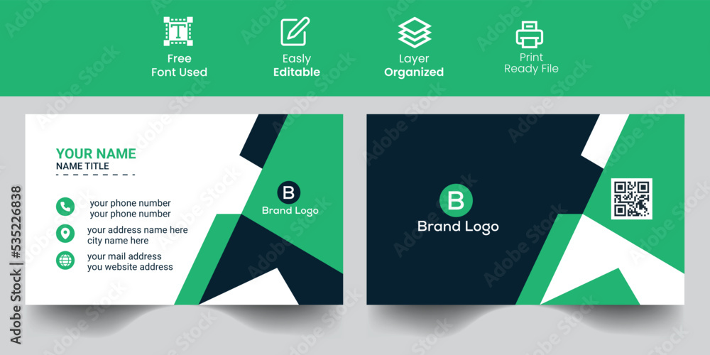 Corporate New business card template,visiting card, business card ...
