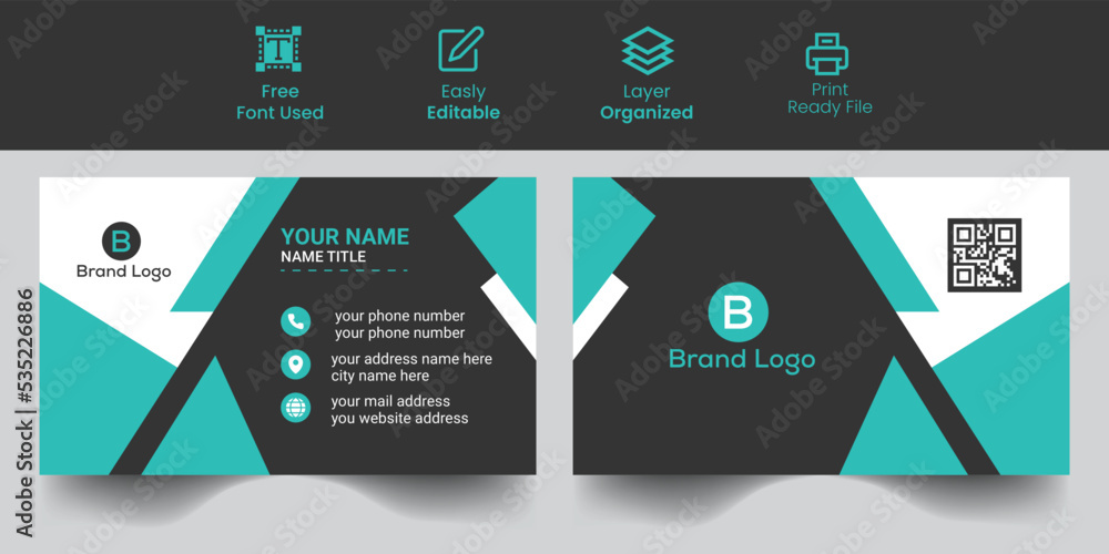 Corporate New business card template,visiting card, business card ...