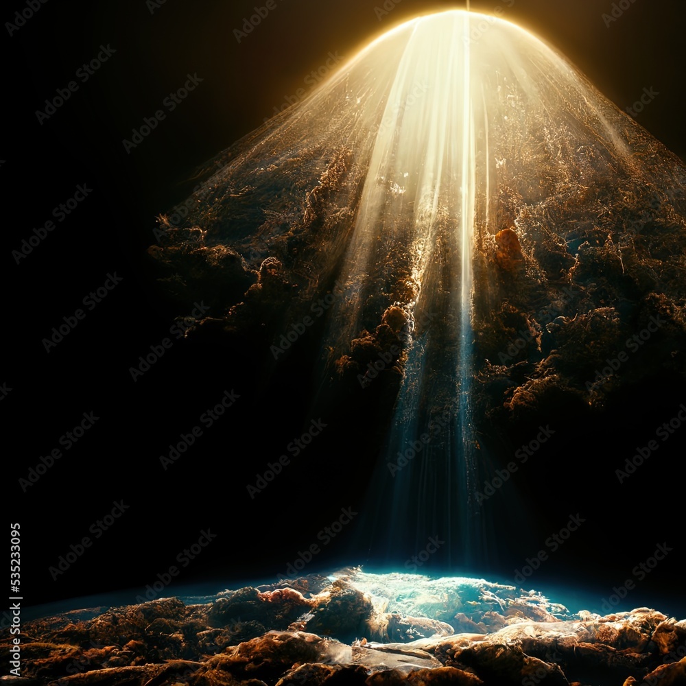 World Creation by God Divine Power - Digital Art, Concept Art, 3D ...