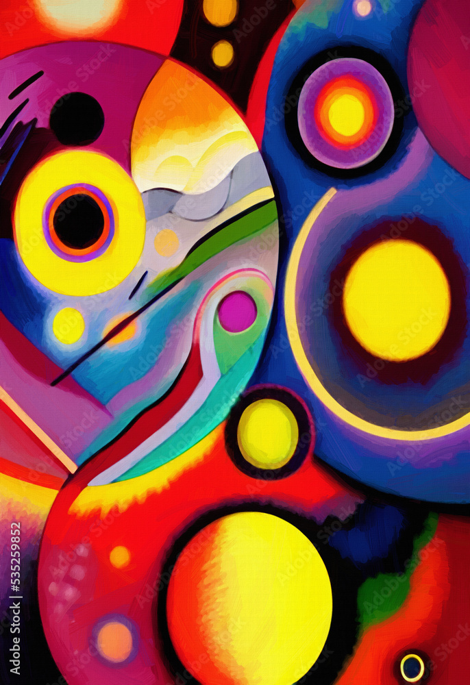 Circle Abstract Painting