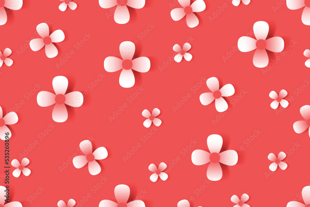 Flower paper texture banner background pattern Stock Vector | Adobe Stock
