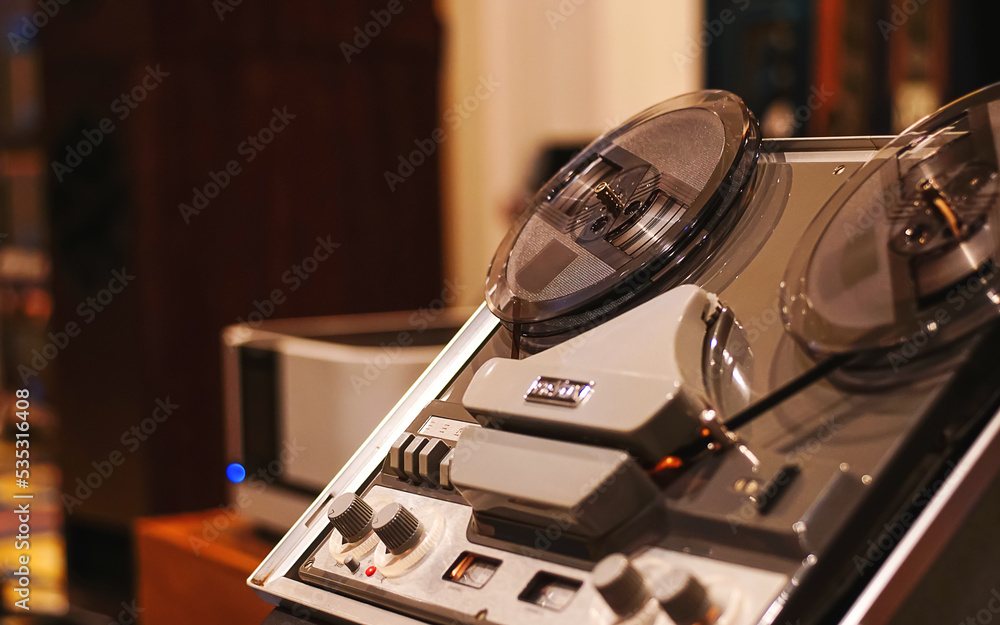 Analog Stereo Open Reel Tape Deck Recorder Player with Reels,Vintage ...