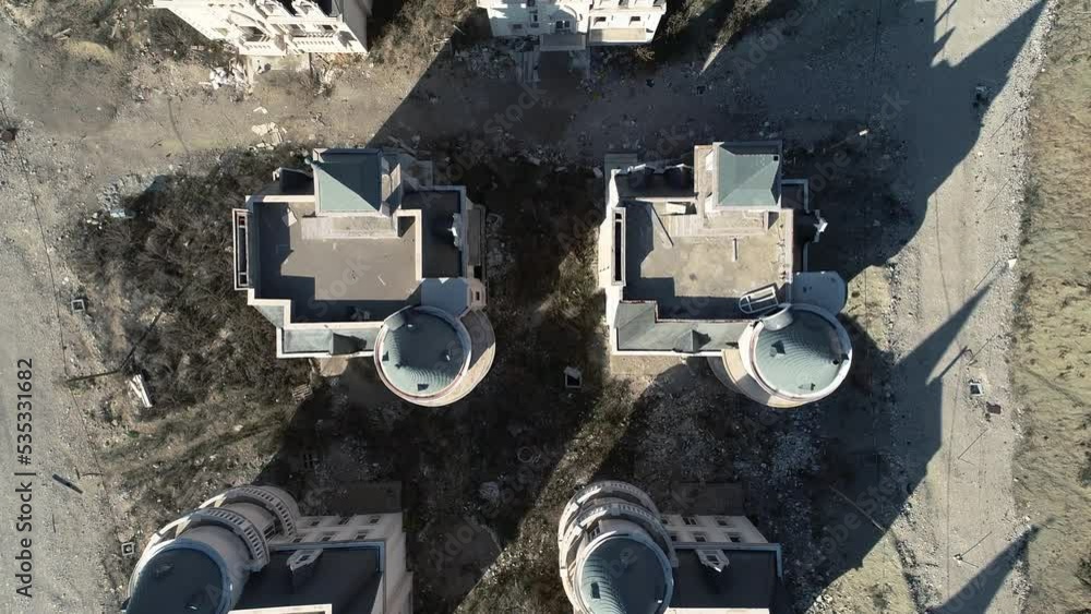 Houses which are being built in style of mini French chateaux, all ...