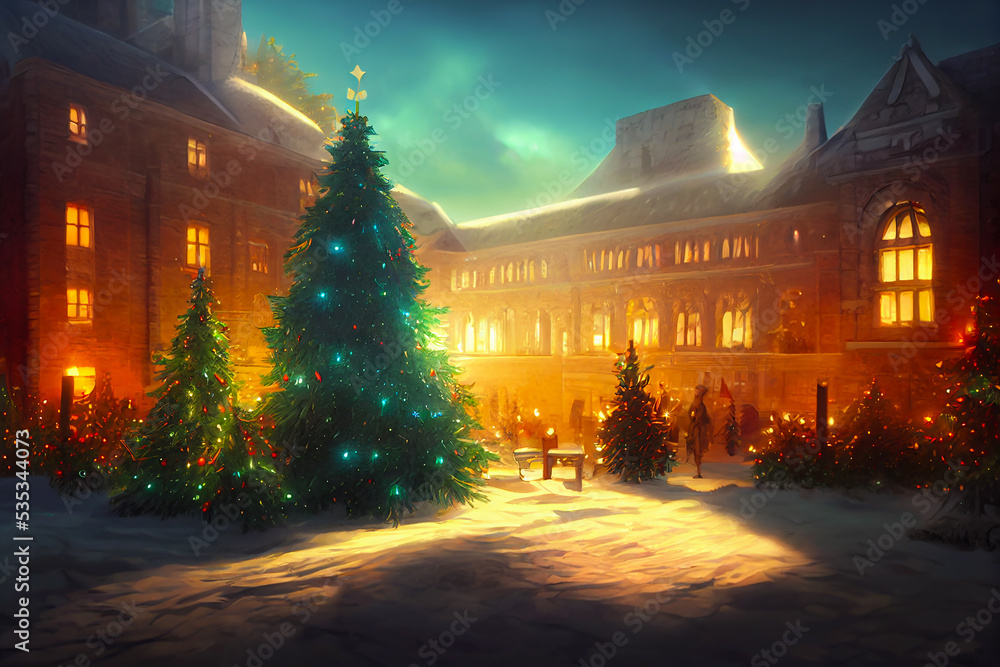 Anime Background Art School