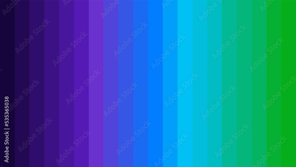 Vector Illustration of color gradient from violet, blue and green ...