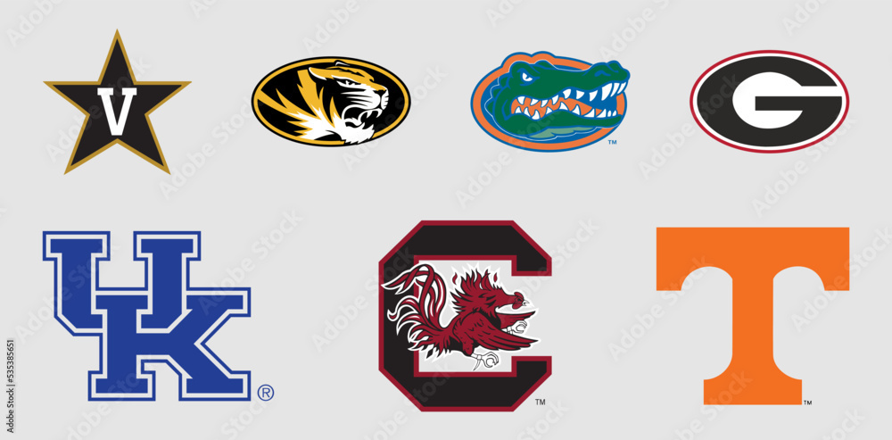 Sec Team Logos