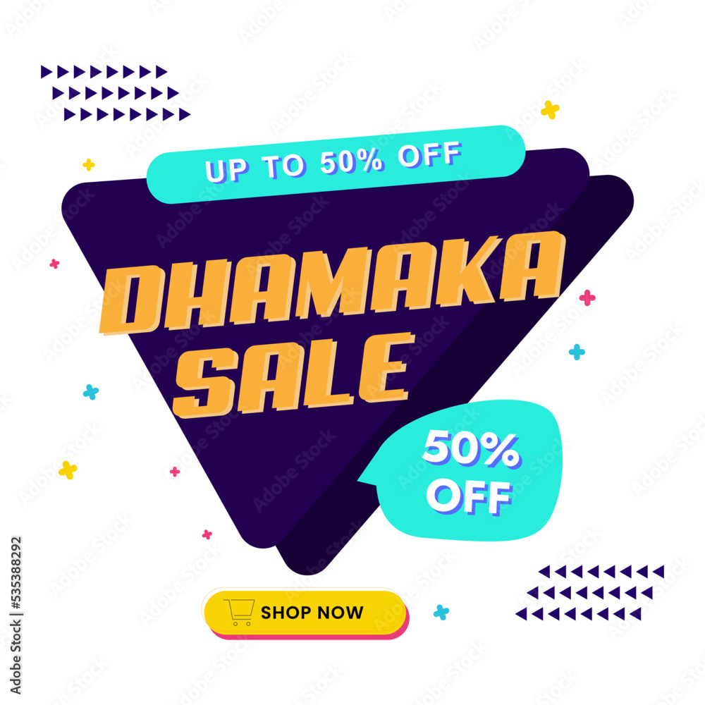 Diwali sale banner with offer details. Diwali dhamaka sale banner for ...