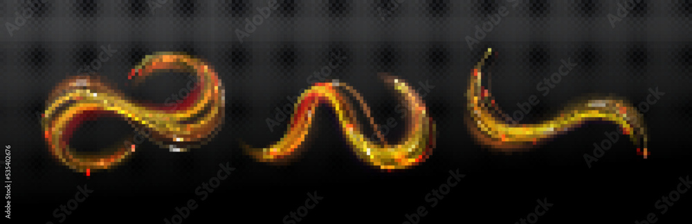 Magic waves effect with glowing golden stars and flying sparks. Gold ...