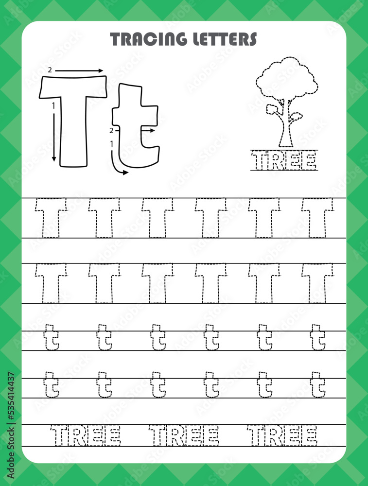 Trace letters of English alphabet and fill colors Uppercase and ...