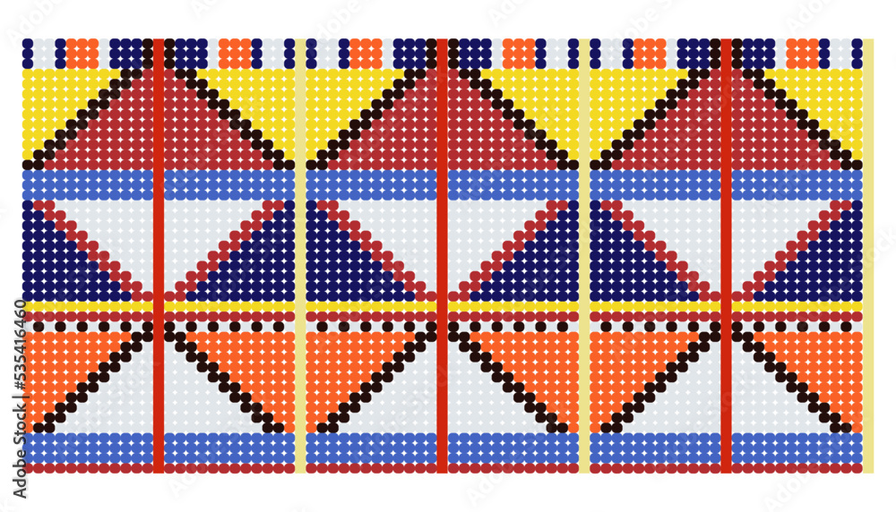 Poster Bead african ornament – Wall Art | UkPosters