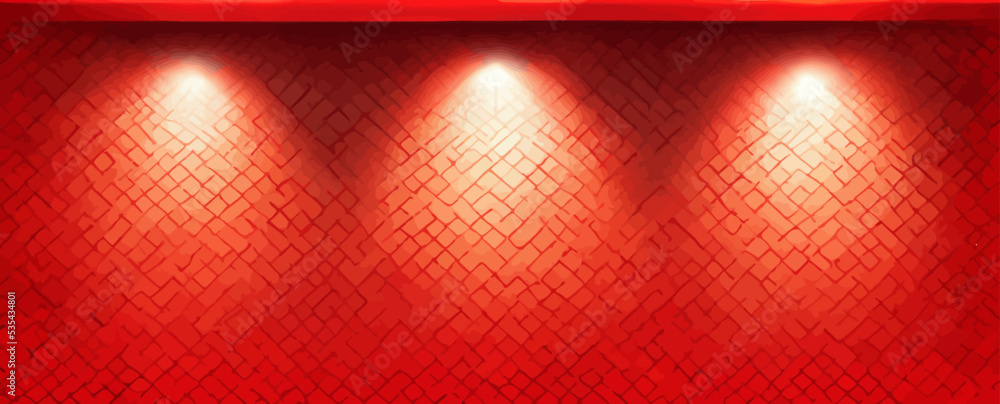 red neon question mark frame, quiz lighting interrogation, bricks Stock ...