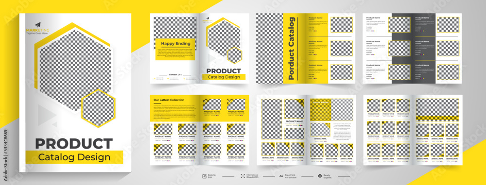 Company product catalog design template, Product catalog design ... Company product catalog design template, Product catalog design ...