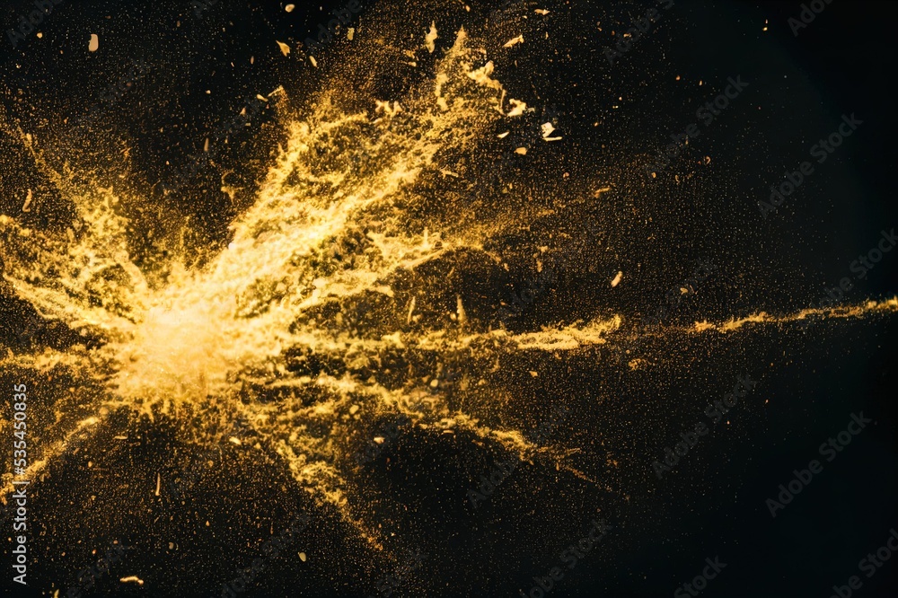 Shot of real dust particles floating in the air. Dust Particles ...