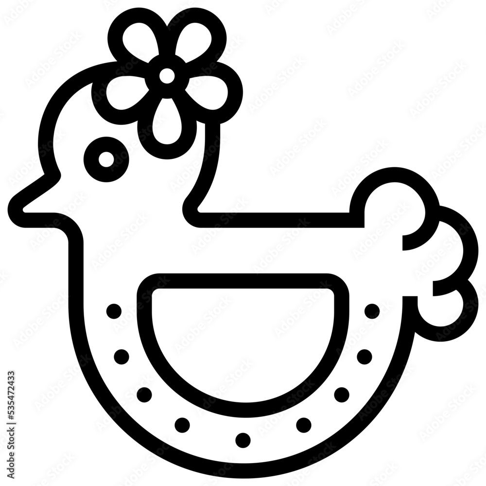 Teether icon Stock Vector | Adobe Stock