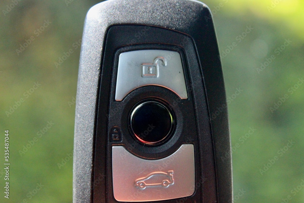 Key Fob advertising-style closeup photo/ Closeup for automotive website ...