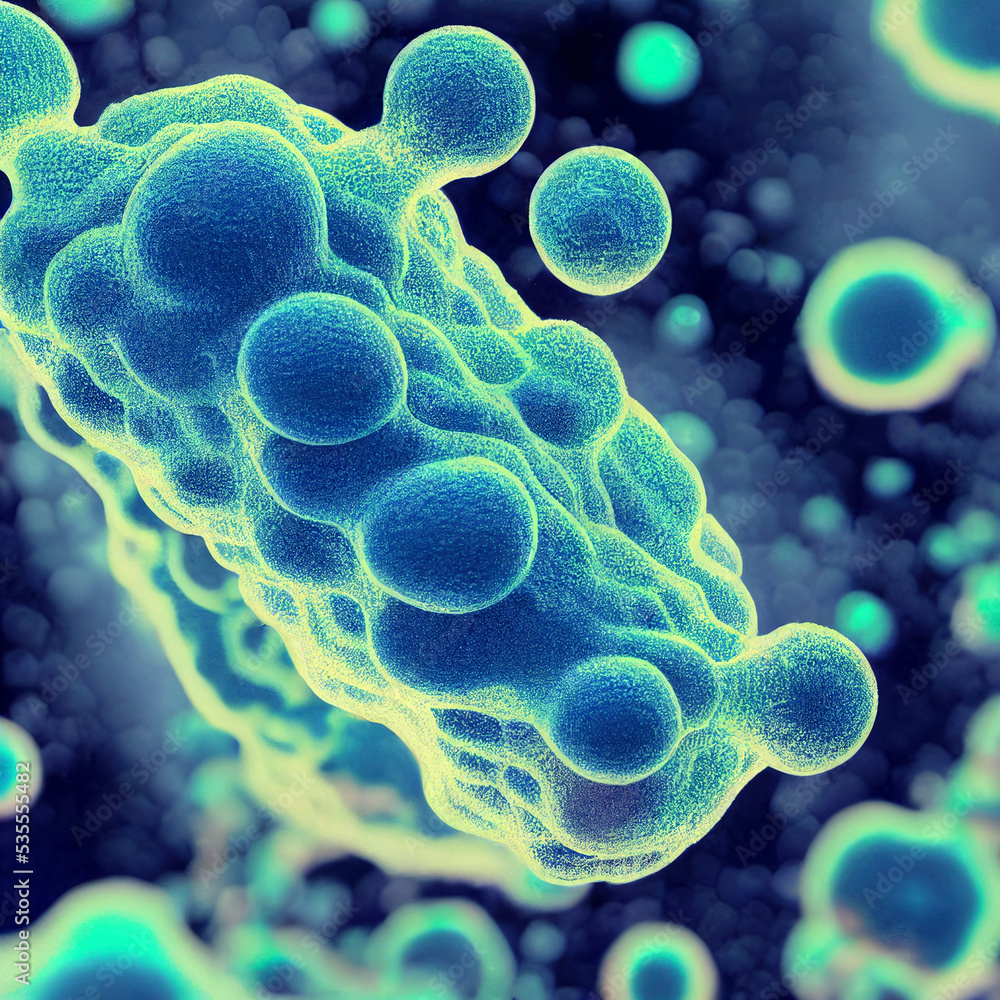 Beautiful Electronic Microscopy Of Bacteria Germs - Medical ...