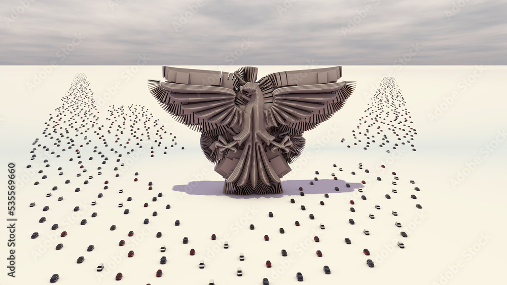 All about an eagle and the beauty of its wings. If turned into a mega ...