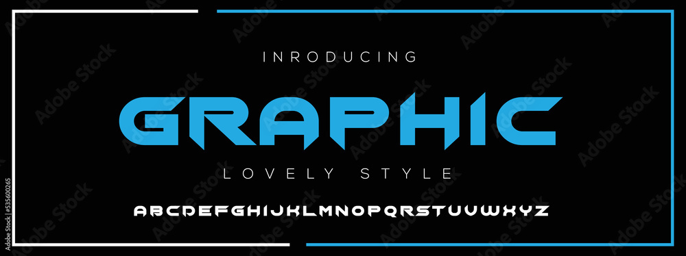 GRAPHIC new minimal tech Letter Alphabet Fonts Logo design and Luxury ...