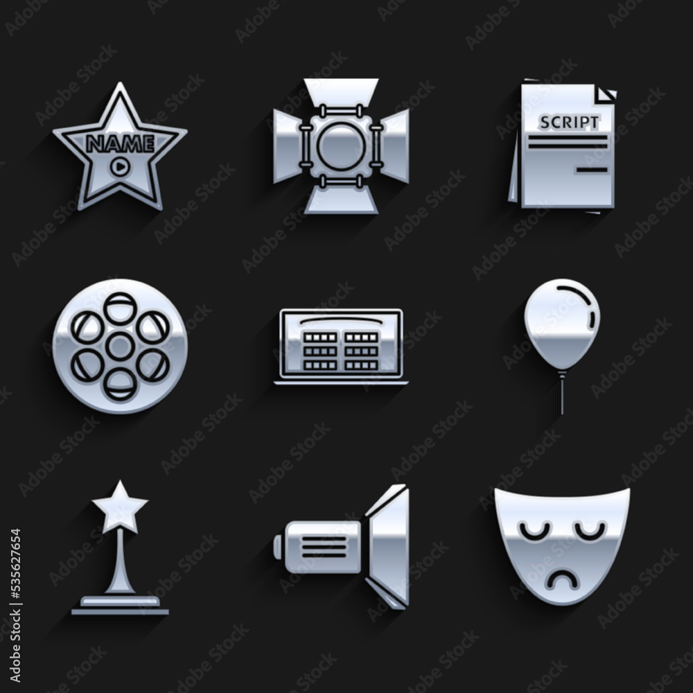 Set Buy cinema ticket online, Movie spotlight, Drama theatrical mask ...