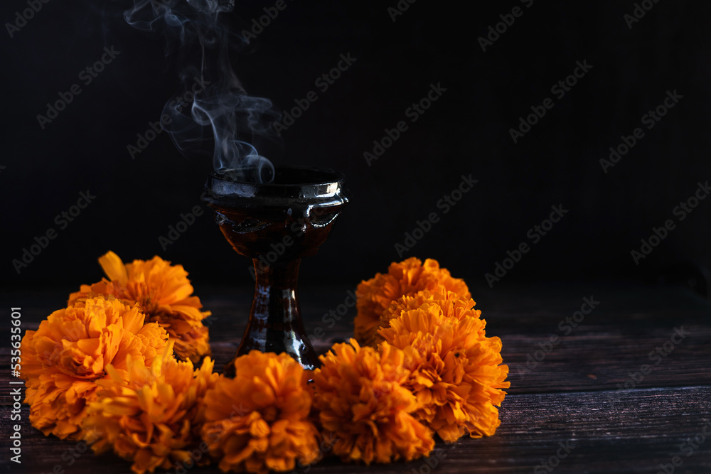 Mexican Copal or Copalero for burn incense traditional for Altar at ...