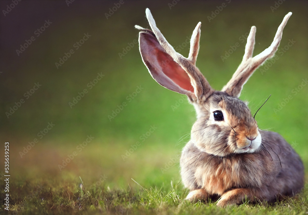 Rabbit With Antlers