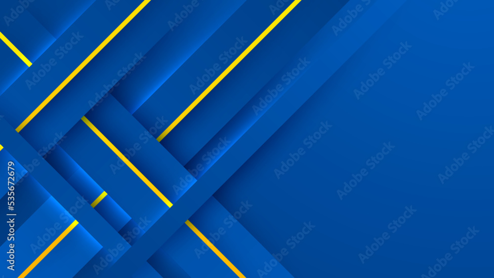 Blue yellow background. Abstract geometrical background modern texture ...