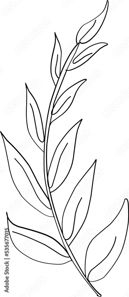 Hibiscus flower in one line art drawing style. Minimalist black line ...
