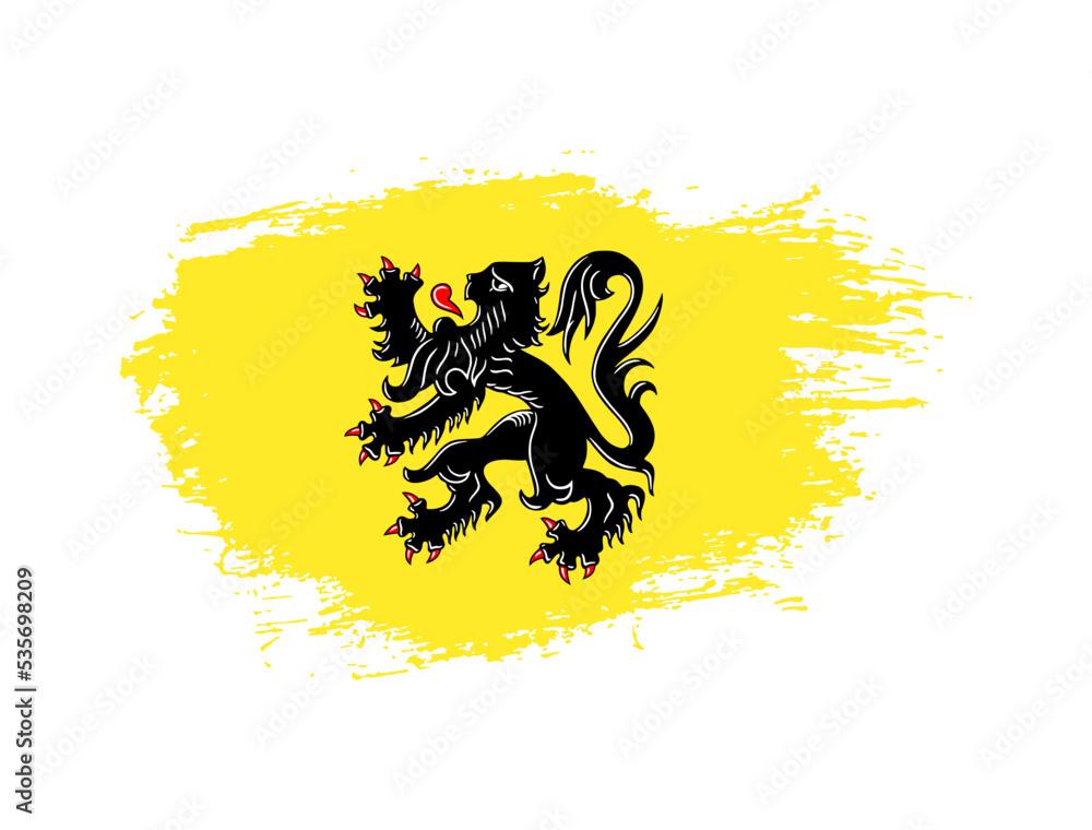 Photo & Art Print Classic brush stroke painted national Flanders ...