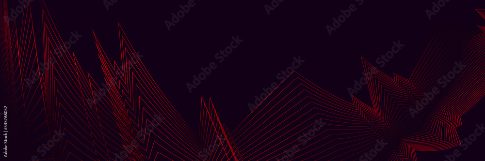 Abstract black background with red lines Stock Vector | Adobe Stock
