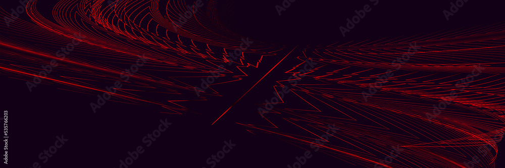 Abstract black background with red lines Stock Vector | Adobe Stock