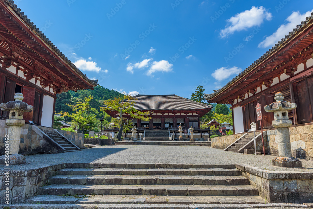 Hondo or Mandara-do (Main Mandala Hall) of the Taima-dera Temple ...