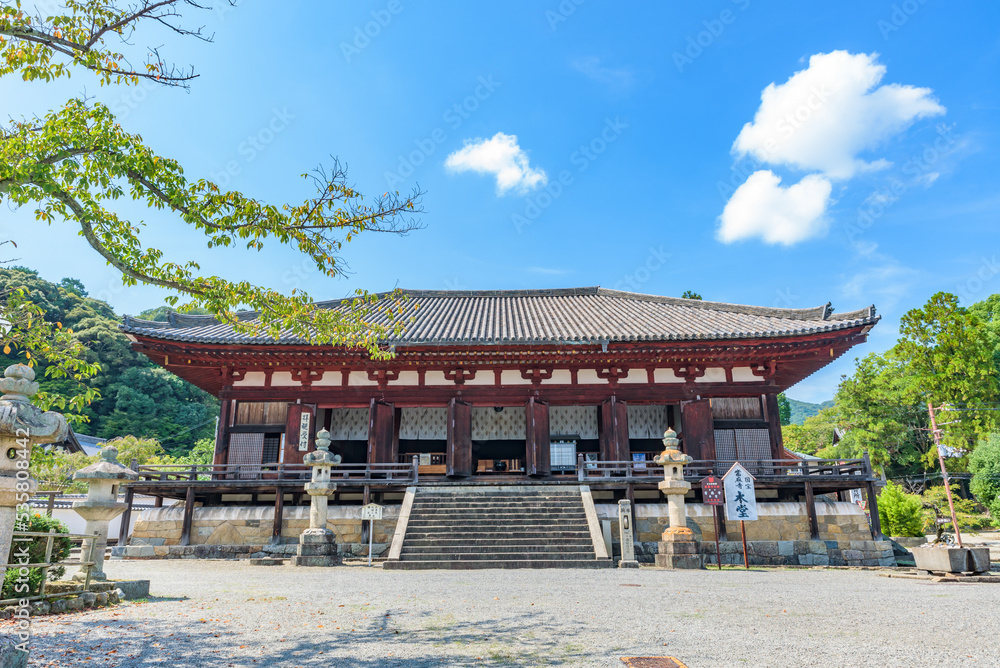 Hondo or Mandara-do (Main Mandala Hall) of the Taima-dera Temple ...