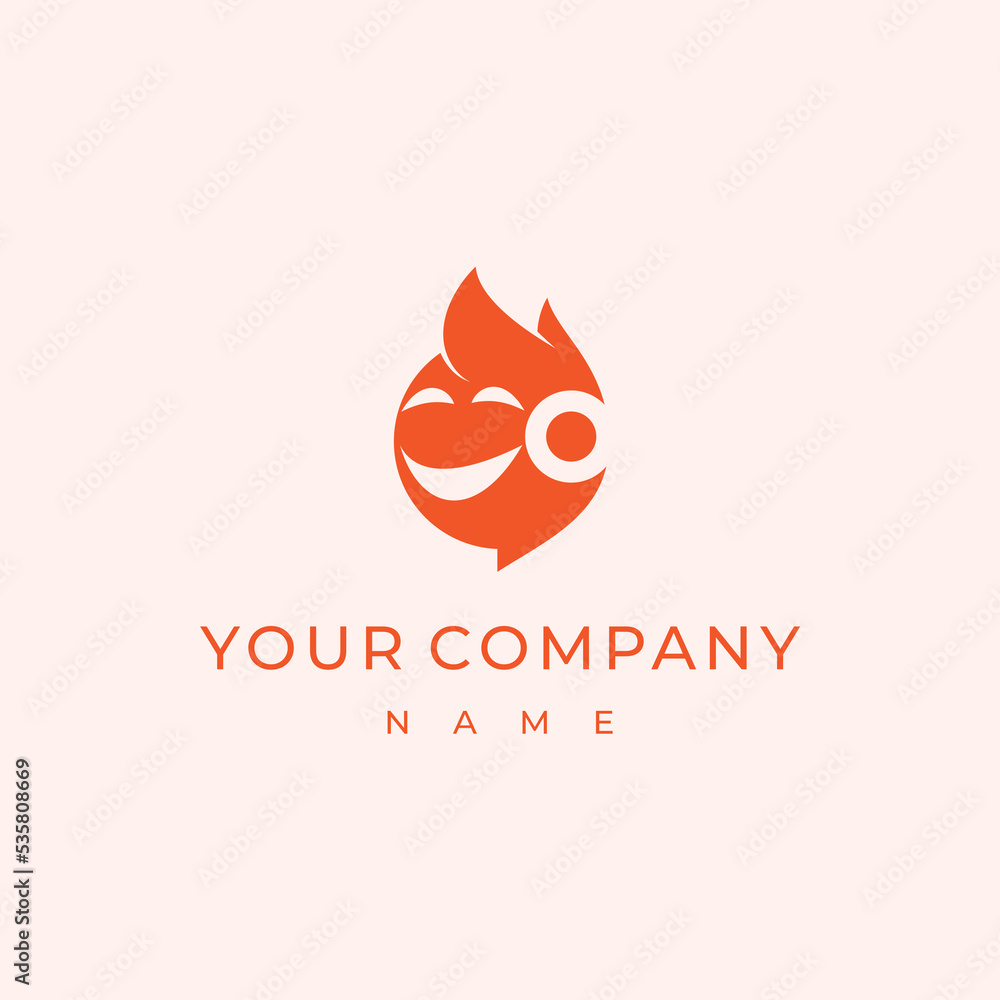 Abstract minimalist interior design logo illustration custom logo ...