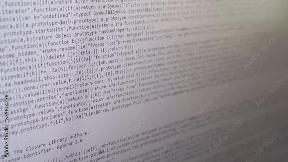 Programmer Views The Html Code Of The Page On A Screen Of A Computer Monitor Code Scrolling