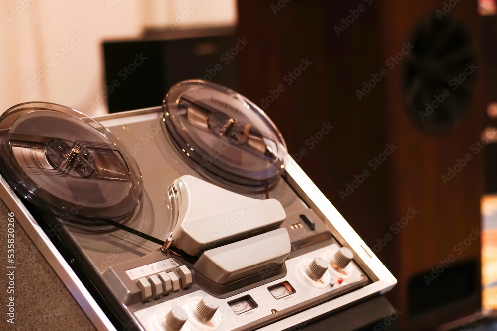 Analog Stereo Open Reel Tape Deck Recorder Player with Reels,Vintage ...