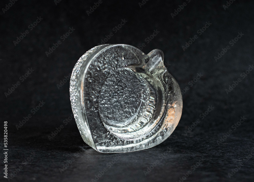 Mid-century modern glass ashtray Stock Photo | Adobe Stock