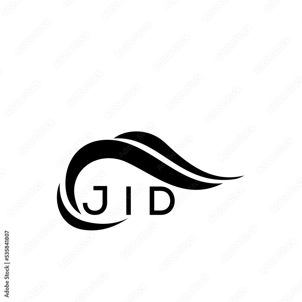 JID letter logo. JID blue image on white background. JID Monogram logo ...