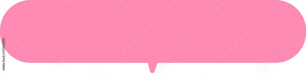 pink speech bubbles on transparent background . chat box or chat vector ...