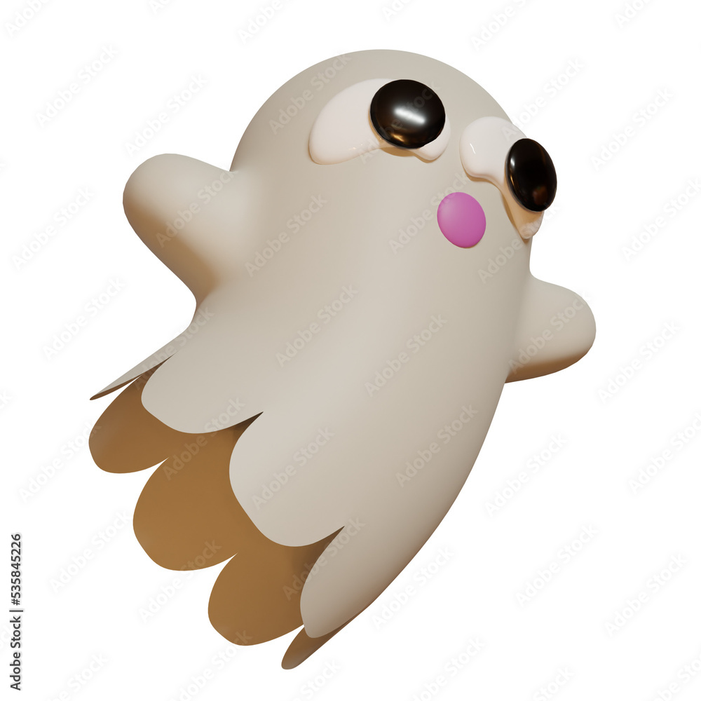 Fantasma de halloween, tierno y lindo con fondo transparente PNG ...