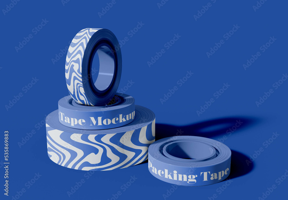Packaging Tape Mockup Stock Template | Adobe Stock